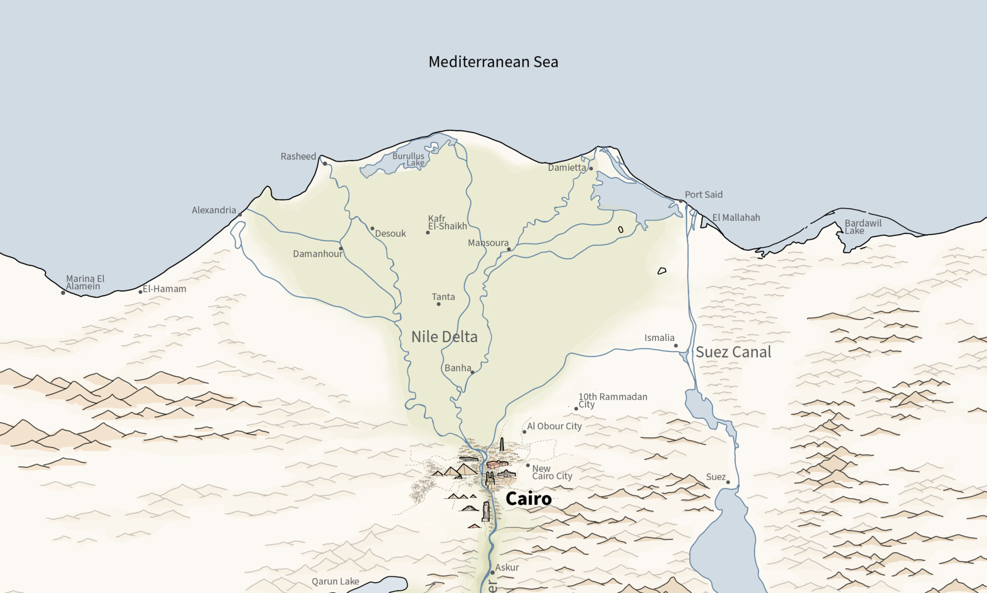 Cairo map - Impulse Egypt Travels & Tours